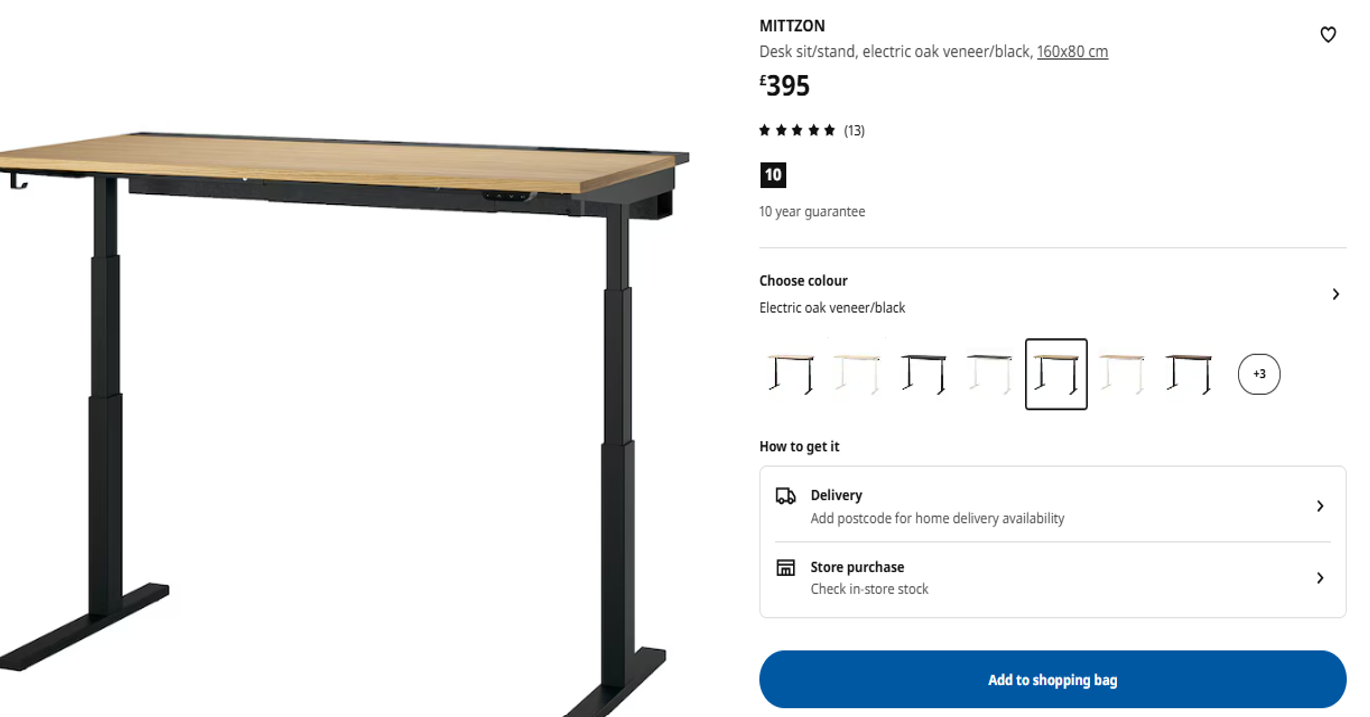 FlexiSpot E5 Lite vs. IKEA MITTZON | FlexiSpot